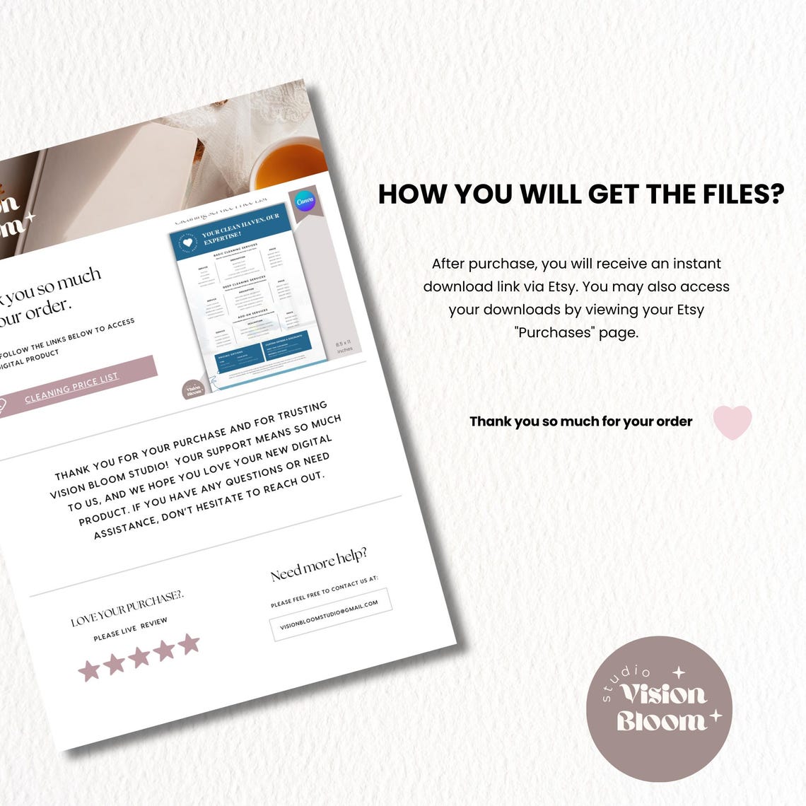 Editable Cleaning Service Price List Template | House Cleaning Flyer ...