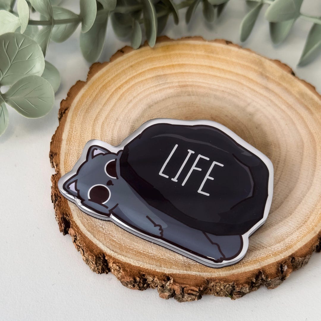 Funny Cat Magnet - Life Bubu - Etsy