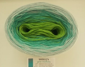 Color Changing Cotton Yarns by WollesYarnCreations on Etsy