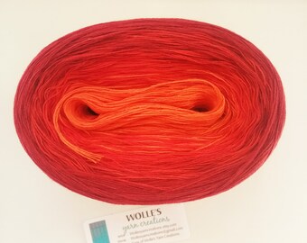 Color Changing Cotton Yarns by WollesYarnCreations on Etsy