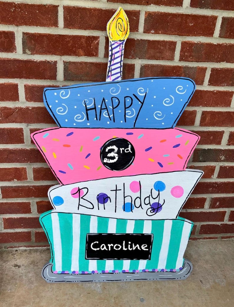 Wooden Birthday Sign - Etsy