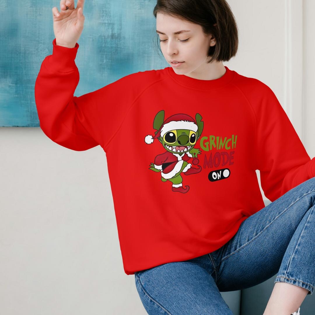 Sudadera Grinch Stich, Stich Navidad, Sudaderas De Navidad, Grinch ...