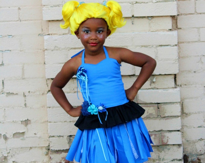 Powerpuff Girls Inspired Costume Blue Power Girl Costume - Etsy