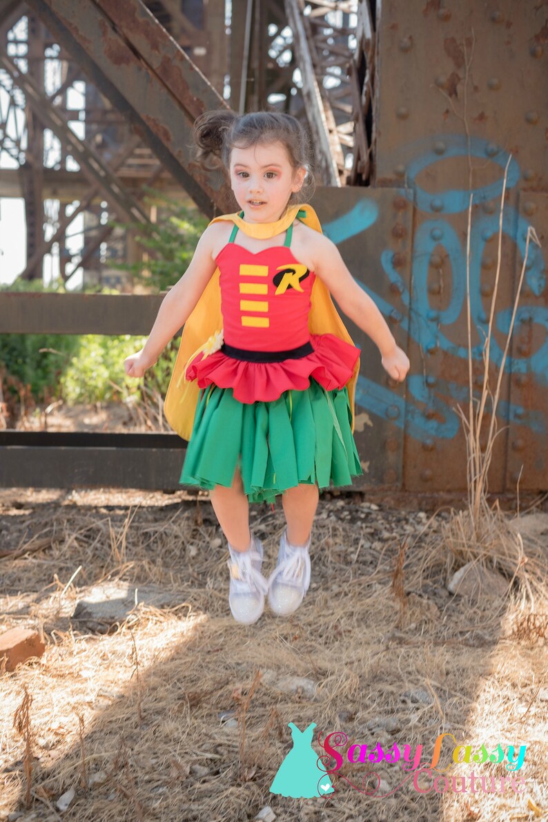 Robin Costume Batman Inspired Costume Super Hero Costume - Etsy