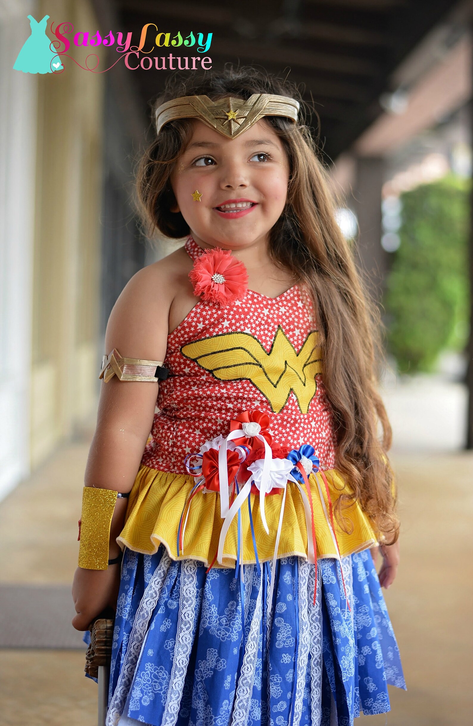 Girls Wonder Woman Costume Wonder Woman Inspired Costume - Etsy