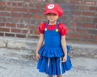 Mario Dress Costume - Etsy