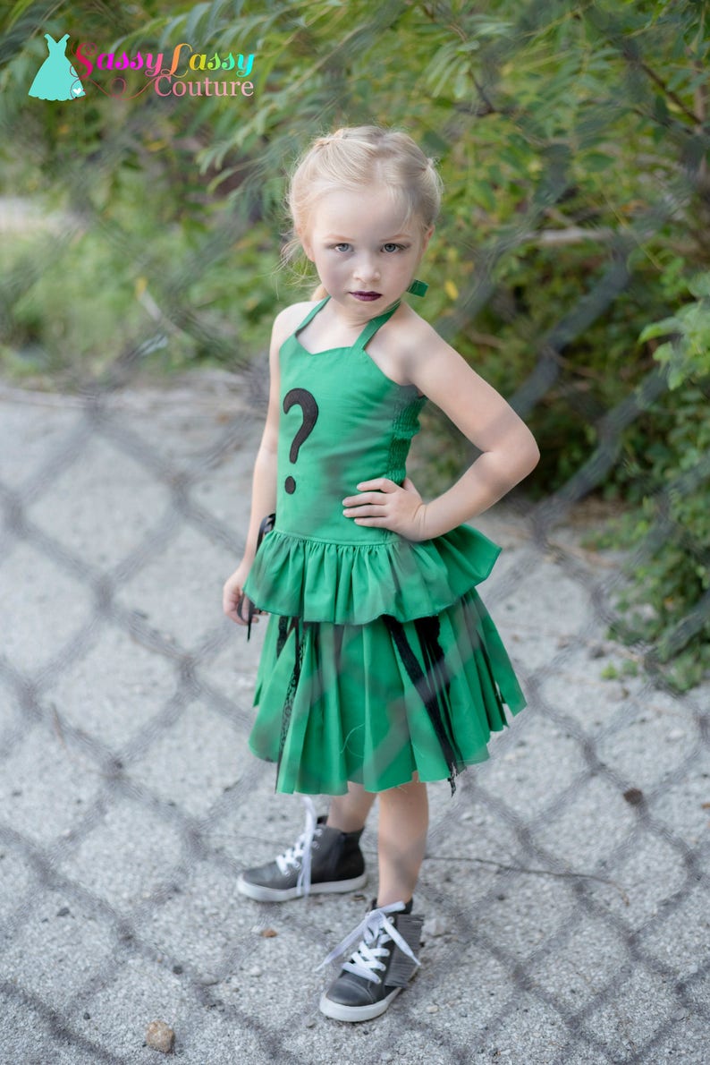 Riddler Inspired Costume Question Mark Costume Batman | Etsy