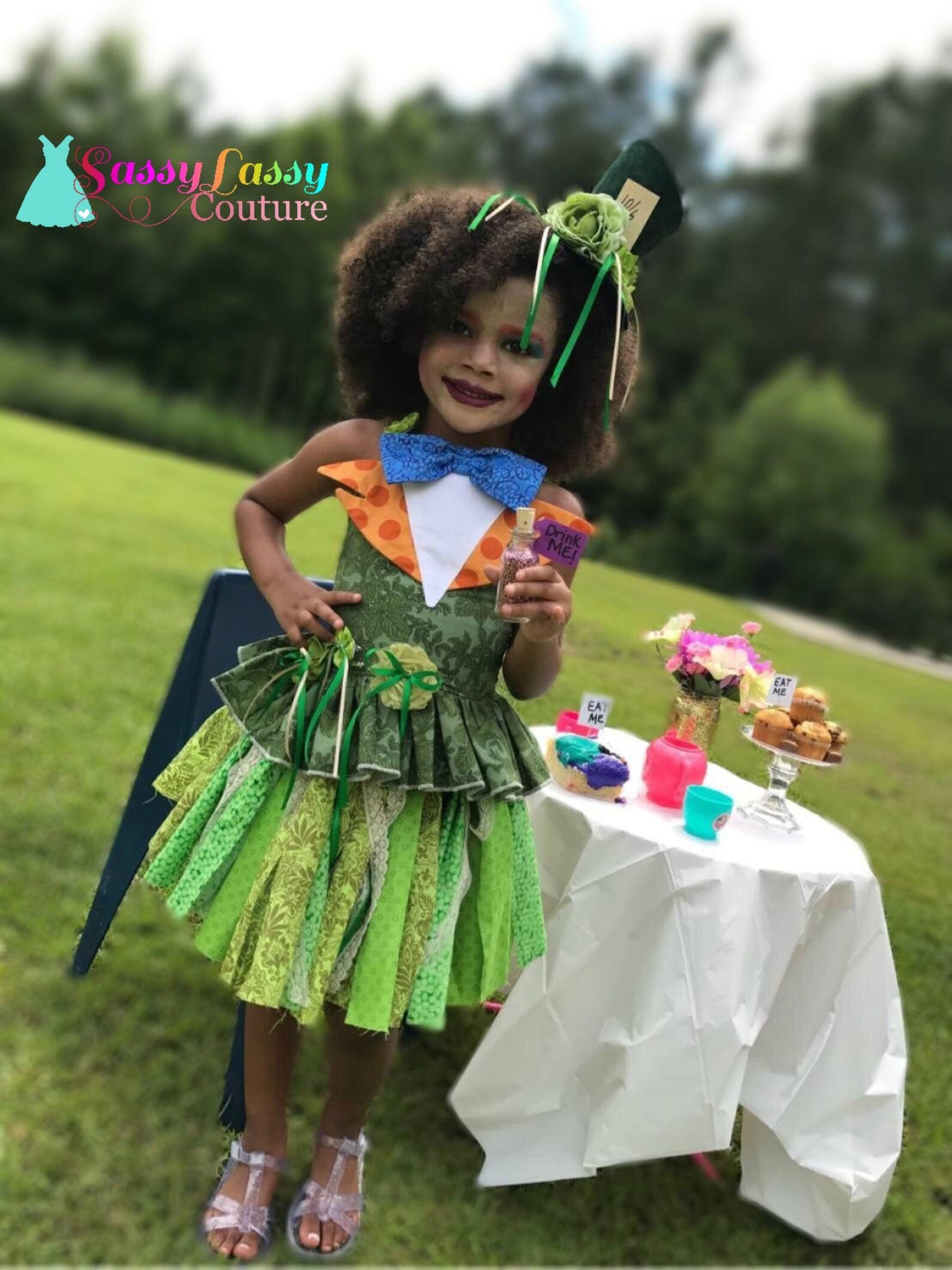 Mad Hatter Inspired Dress, Tea Party Dress, Hatter Costume Dress ...