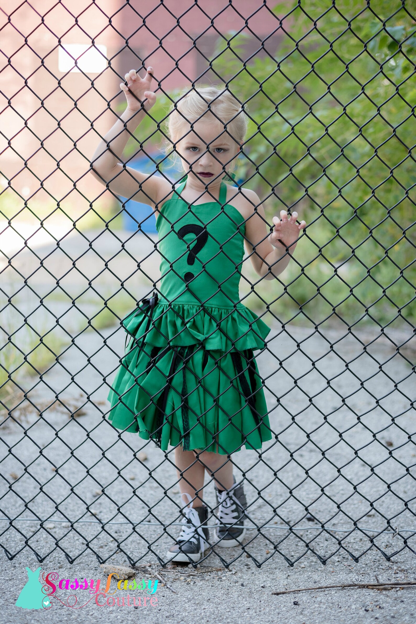 Riddler Inspired Costume Question Mark Costume Batman | Etsy