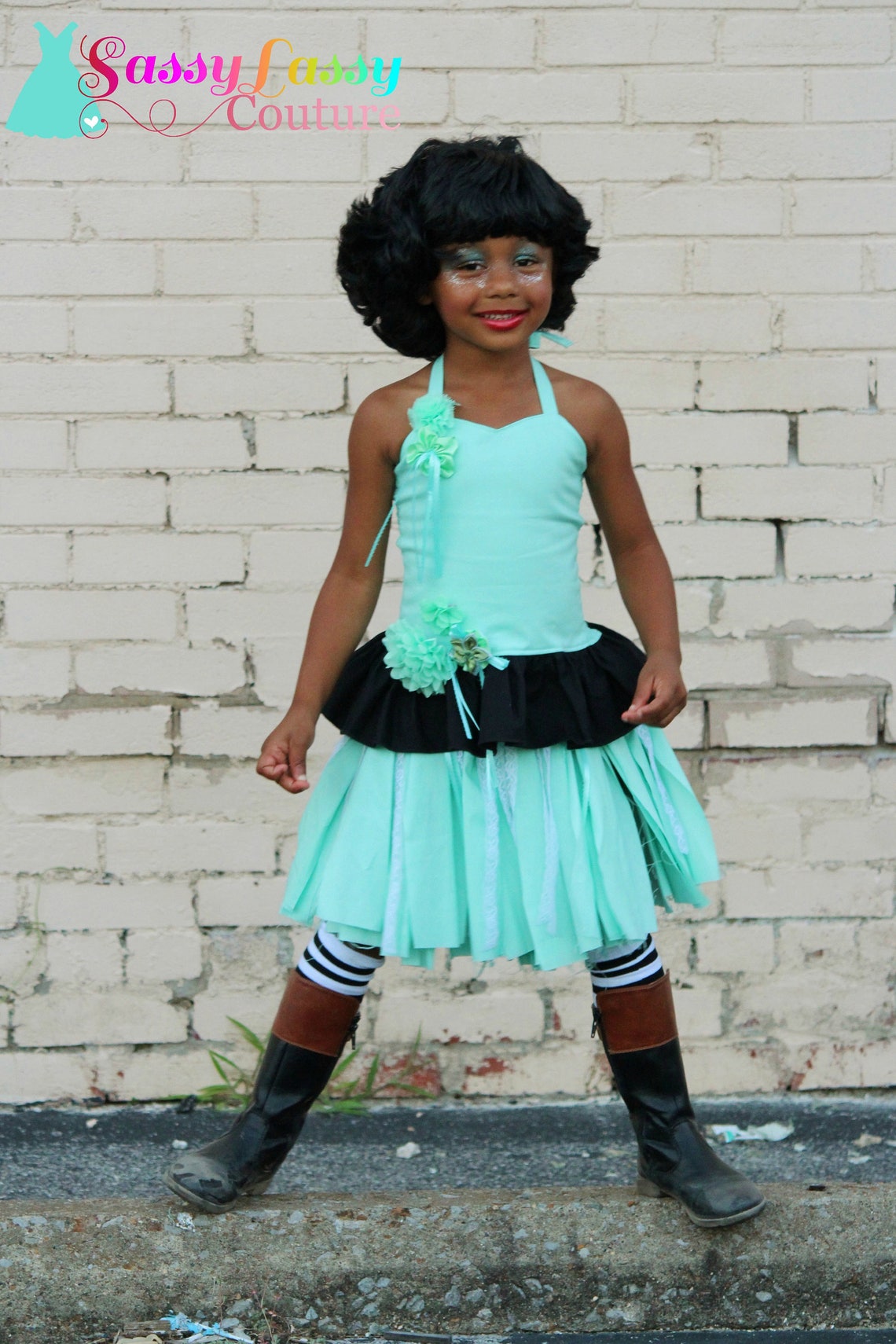 Powerpuff Girls Inspired Costume Blue Power Girl Costume - Etsy