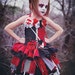 Harley Quinn Harlequin Goth Fairy Costume Queen of Hearts - Etsy