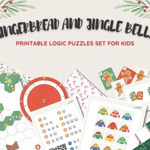 Printable Christmas Escape Room for Kids | Holiday Logic Puzzles | Fun ...
