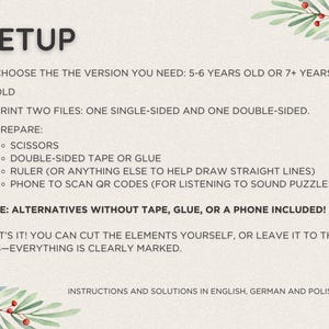 Printable Christmas Escape Room for Kids | Holiday Logic Puzzles | Fun ...