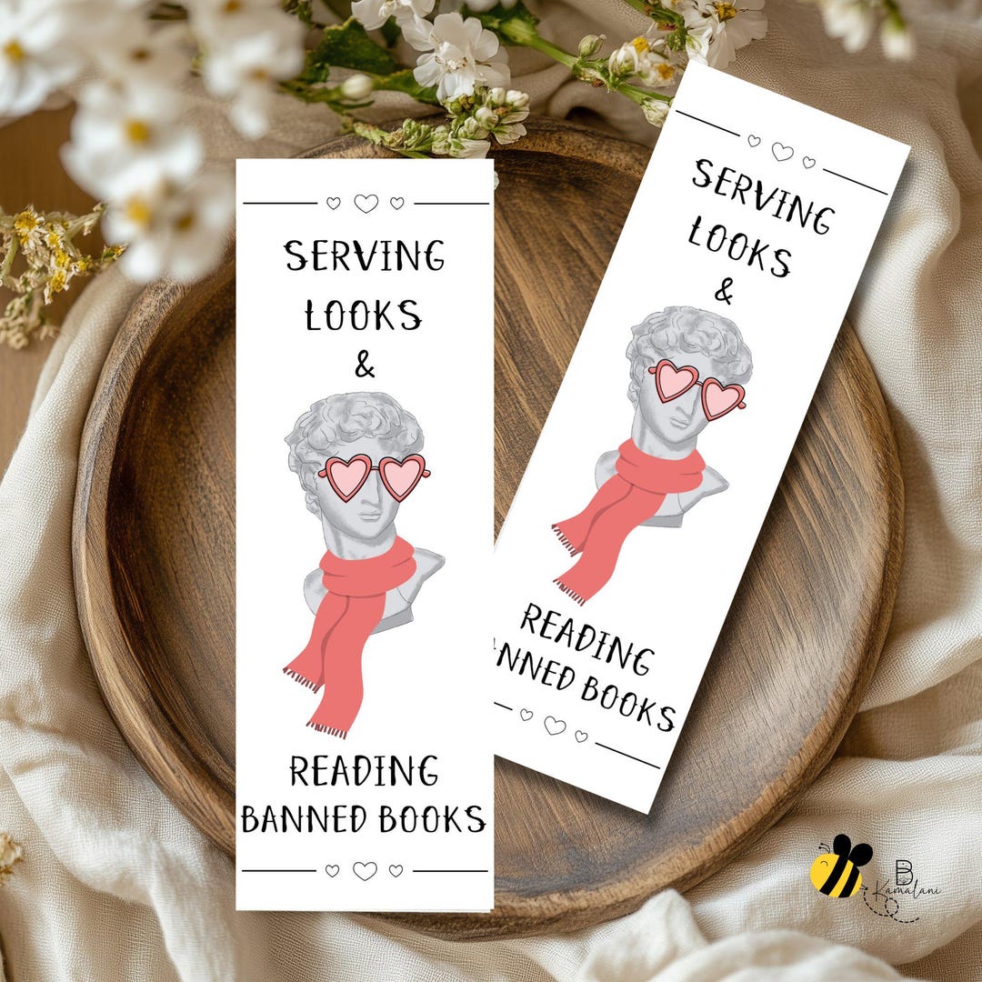 Banned Books Bookmark | Printable Digital Download | Serving Looks ...