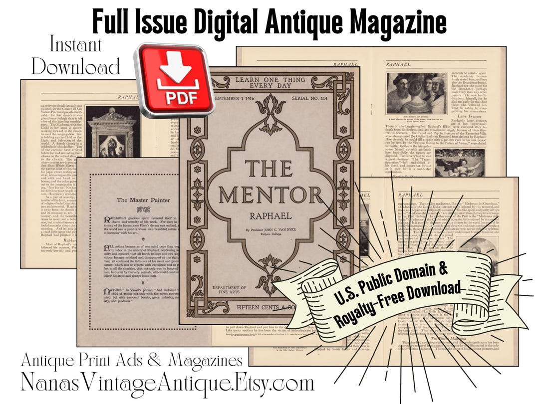 The Mentor No. 114 - Raphael - Full Issue PDF Digital Download ...