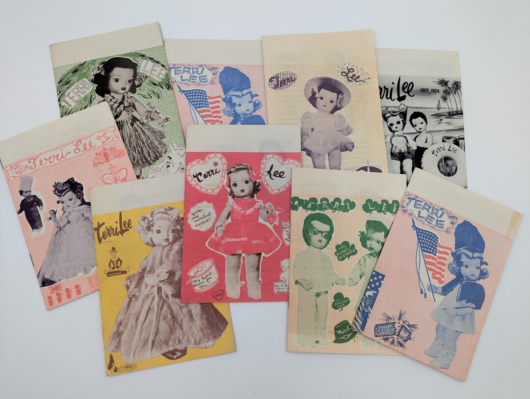 Terri Lee Doll Booklets 1950s, Complete Pamphlets No Stains No Coloring ...