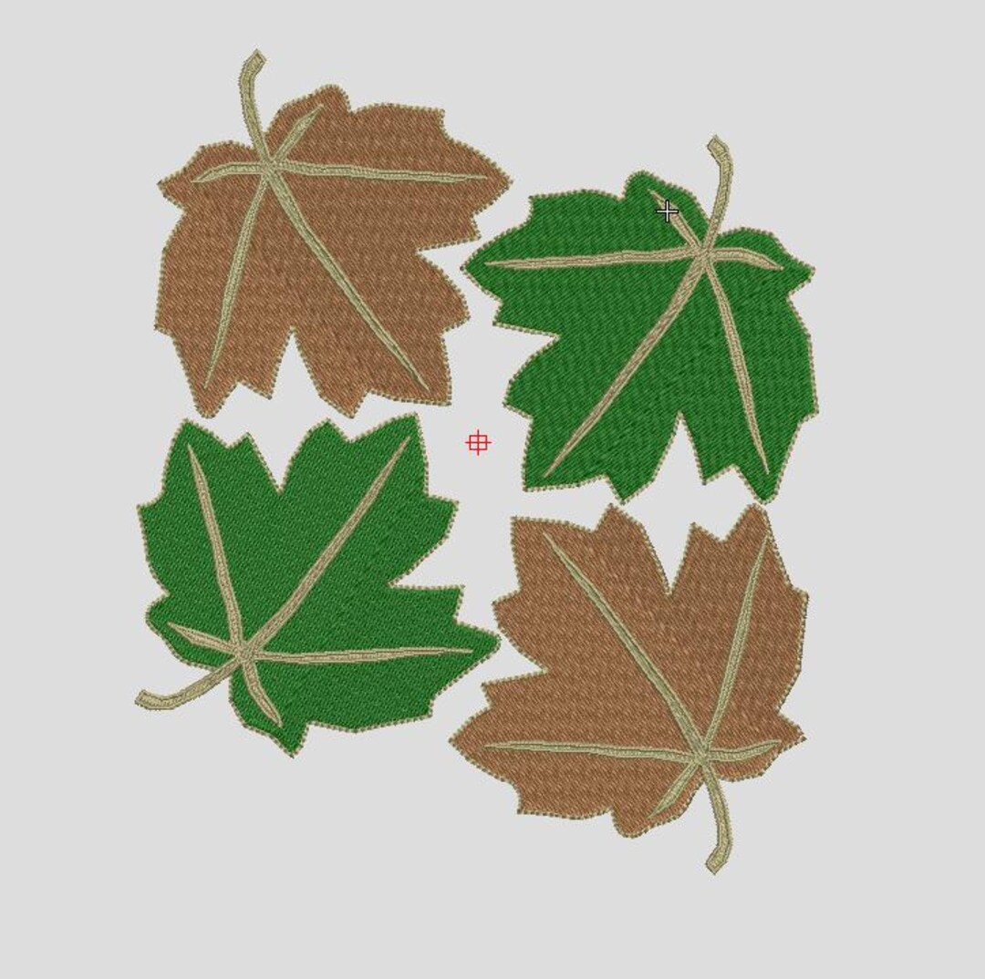 Autumn Leaves Embroidery, Embroidery Designs Machine, Digital Design ...