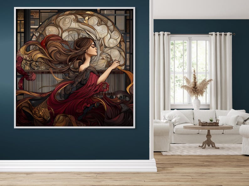 Arachne Digital Download | AI Art | Wall Art | Graceful Arachne ...