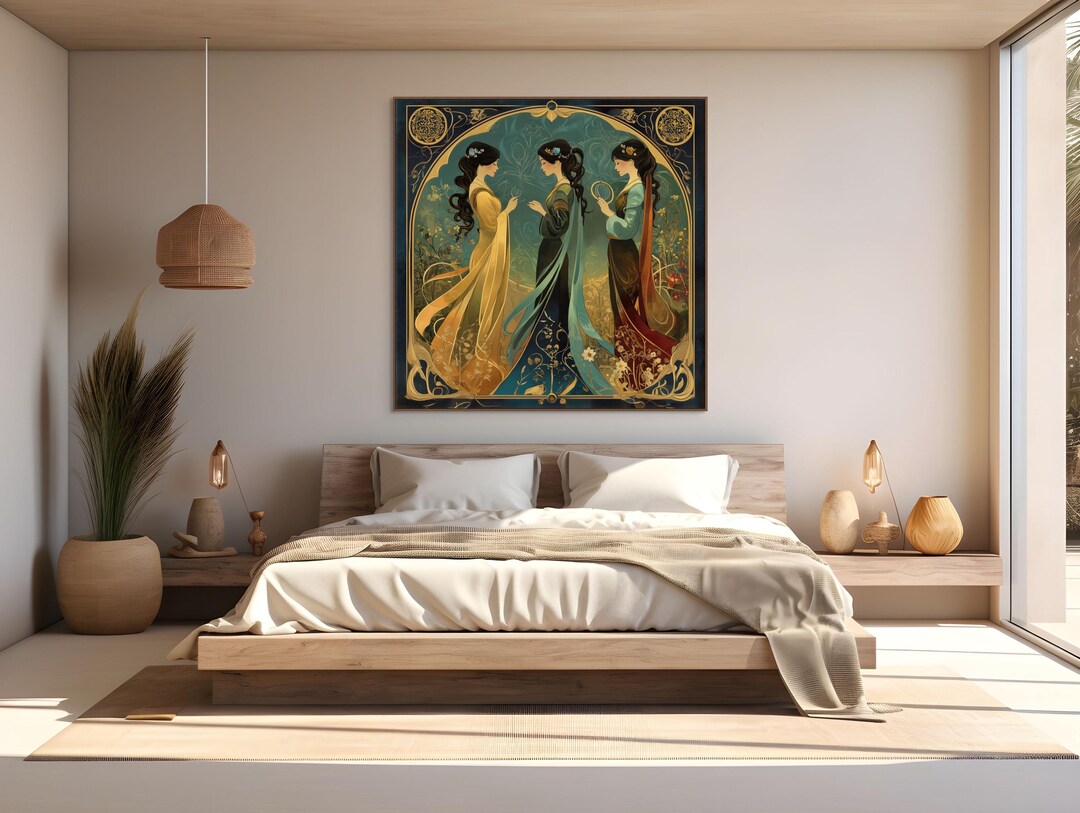 The Fates Moirai | Digital Download | AI Art | Wall Art | Instant Print ...