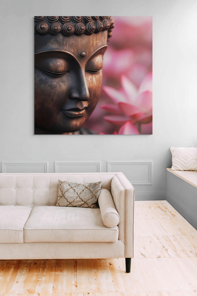 Buddha Face | Digital Download | Buddha Wall Art | Instant Print for ...