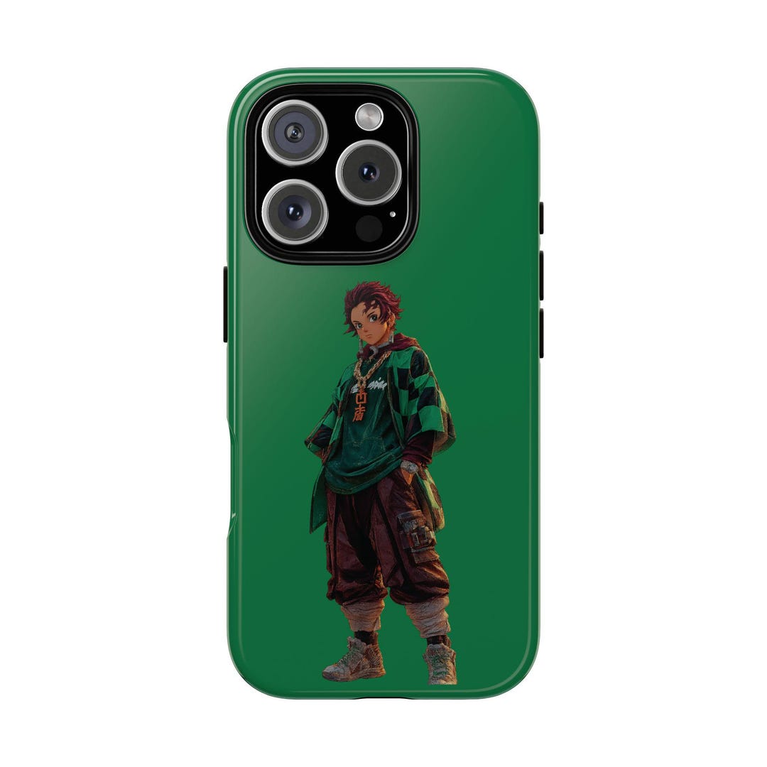 Anime Phone Case: Cartoon Character Design, Shock Absorbent TPU Liner ...