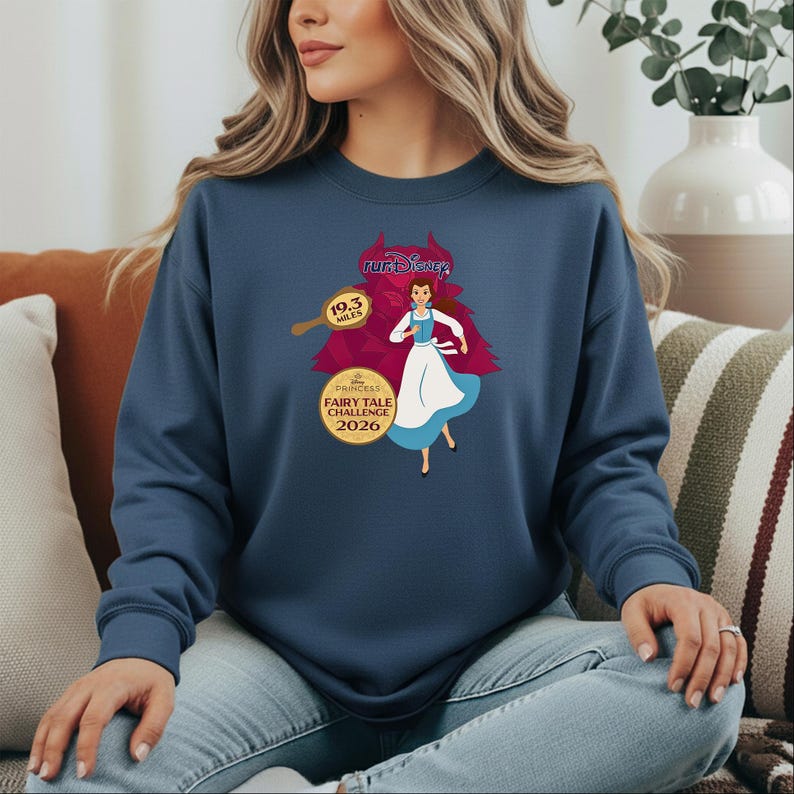 Disney Princess 2026, Belle DTF, Fairy Tale Challenge, 19.3 Miles ...