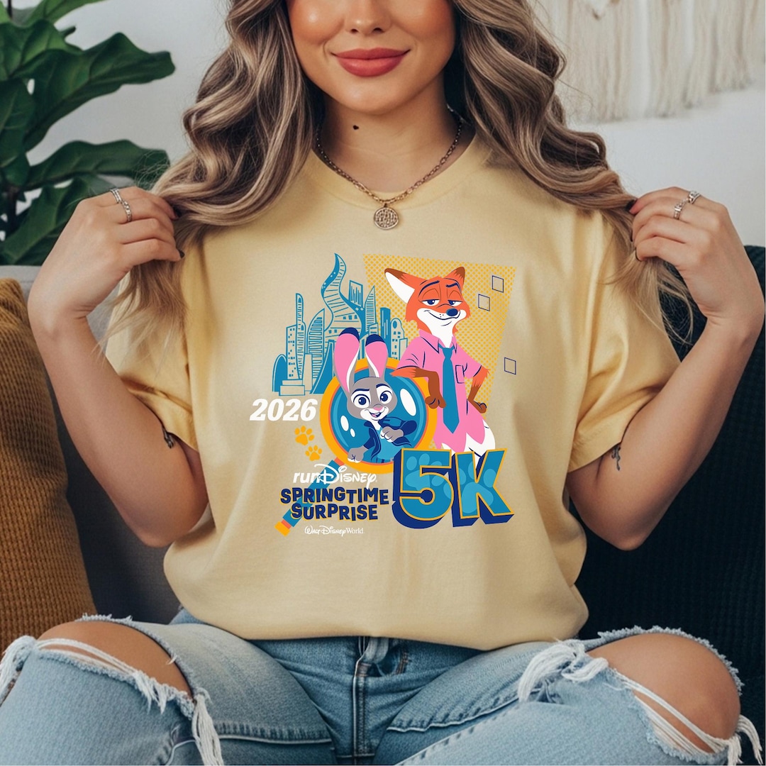 Rundisney 5K 2026 DTF Transfer, Springtime 5K Ready to Press - Etsy