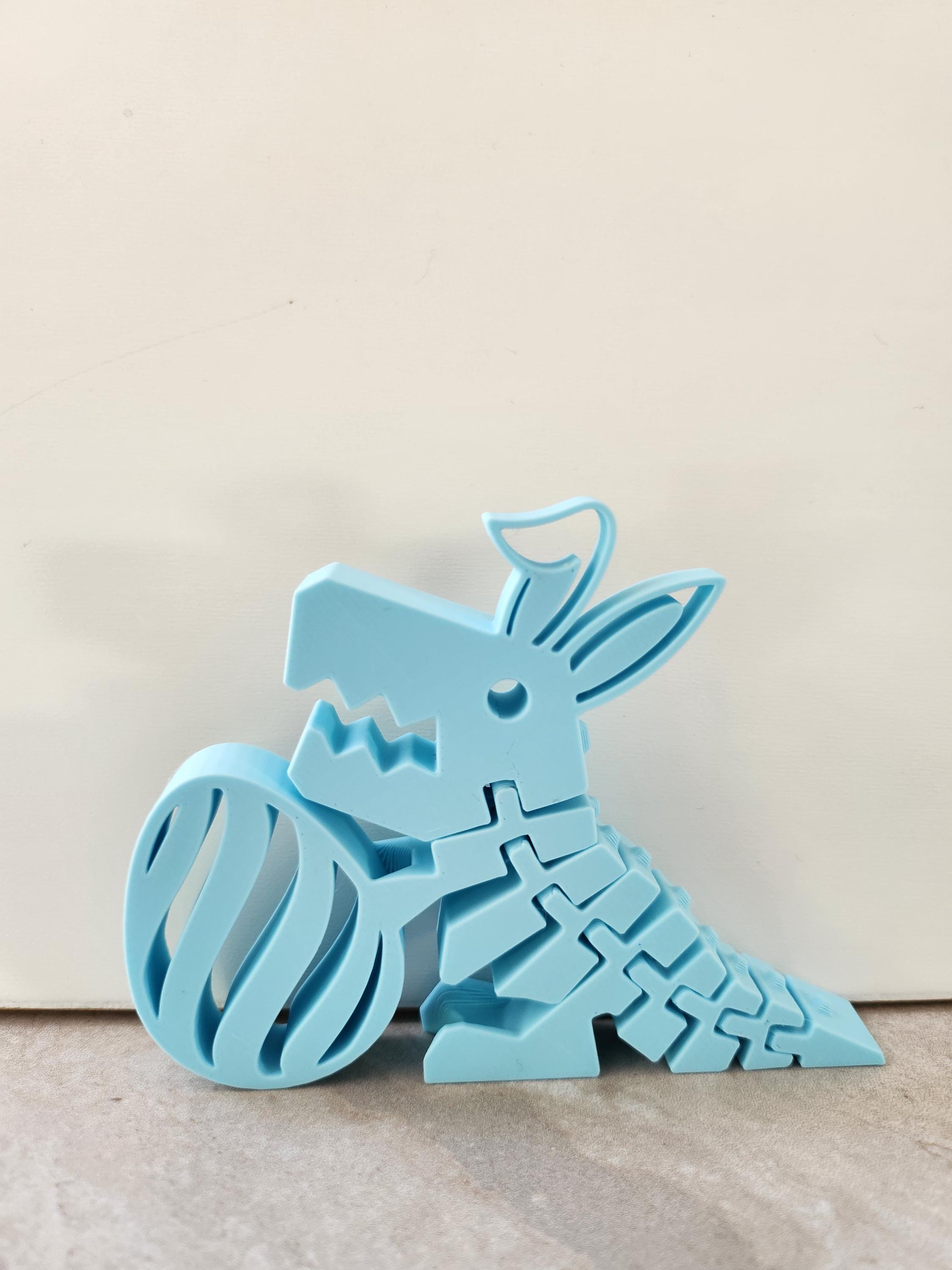 Easter T-rex - 3D Printed Flexible Easter Dinisaur Toy - Perfect for ...