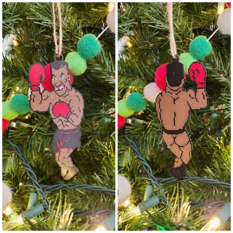 Mike Tyson Punch-out and Cheeks-out Ornament - Etsy