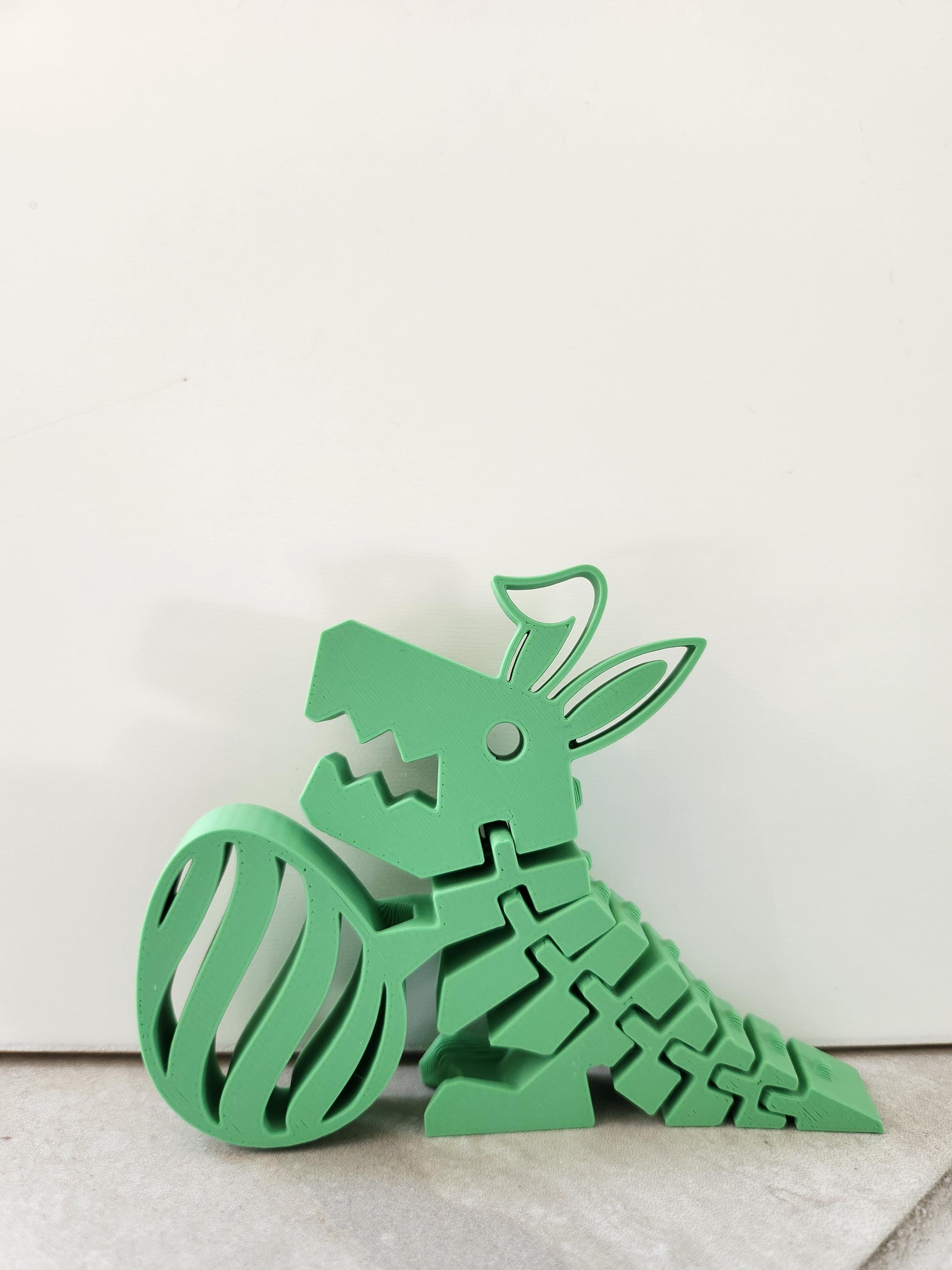 Easter T-rex - 3D Printed Flexible Easter Dinisaur Toy - Perfect for ...