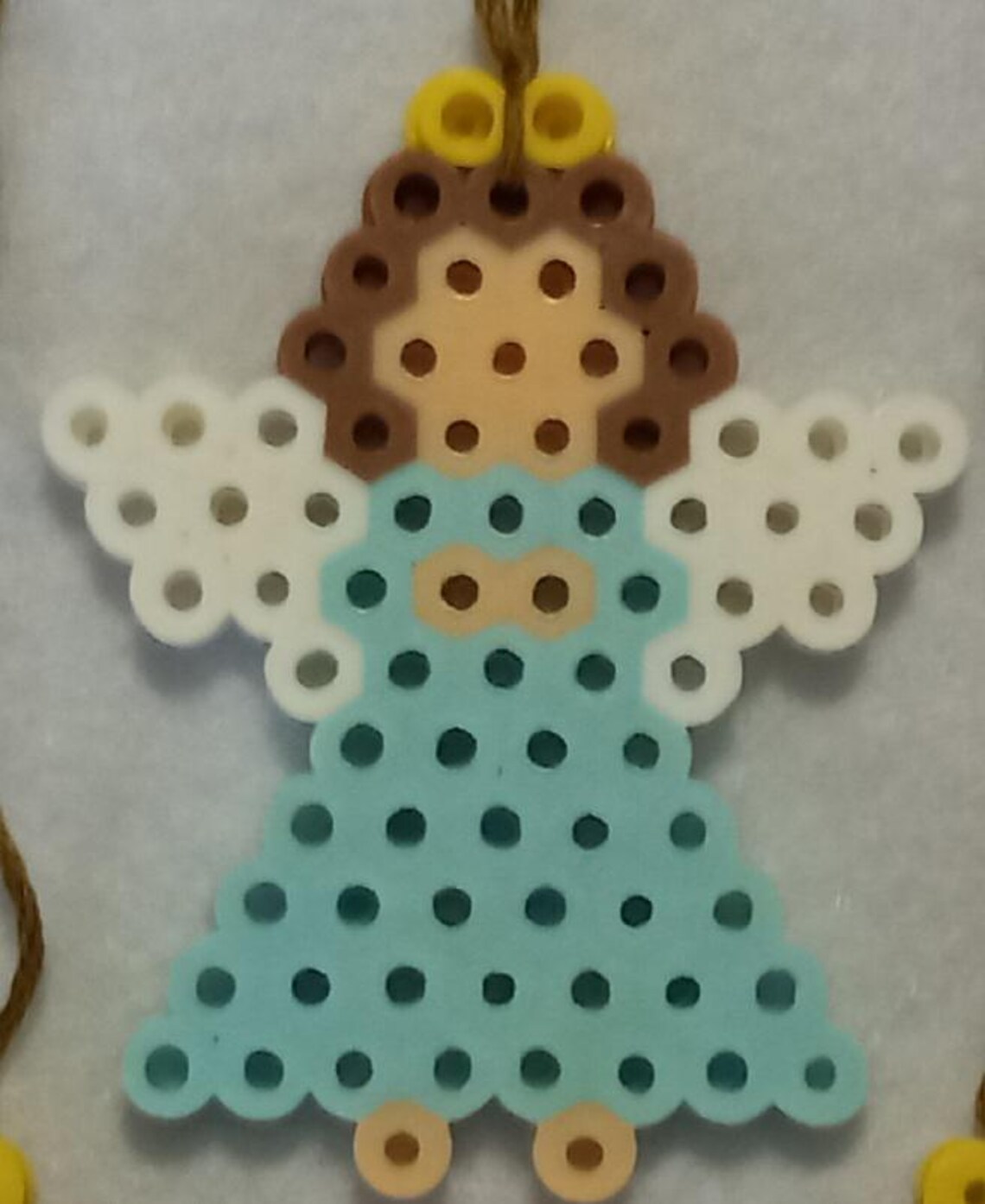 Perler Bead Christmas Angel Ornaments - Etsy