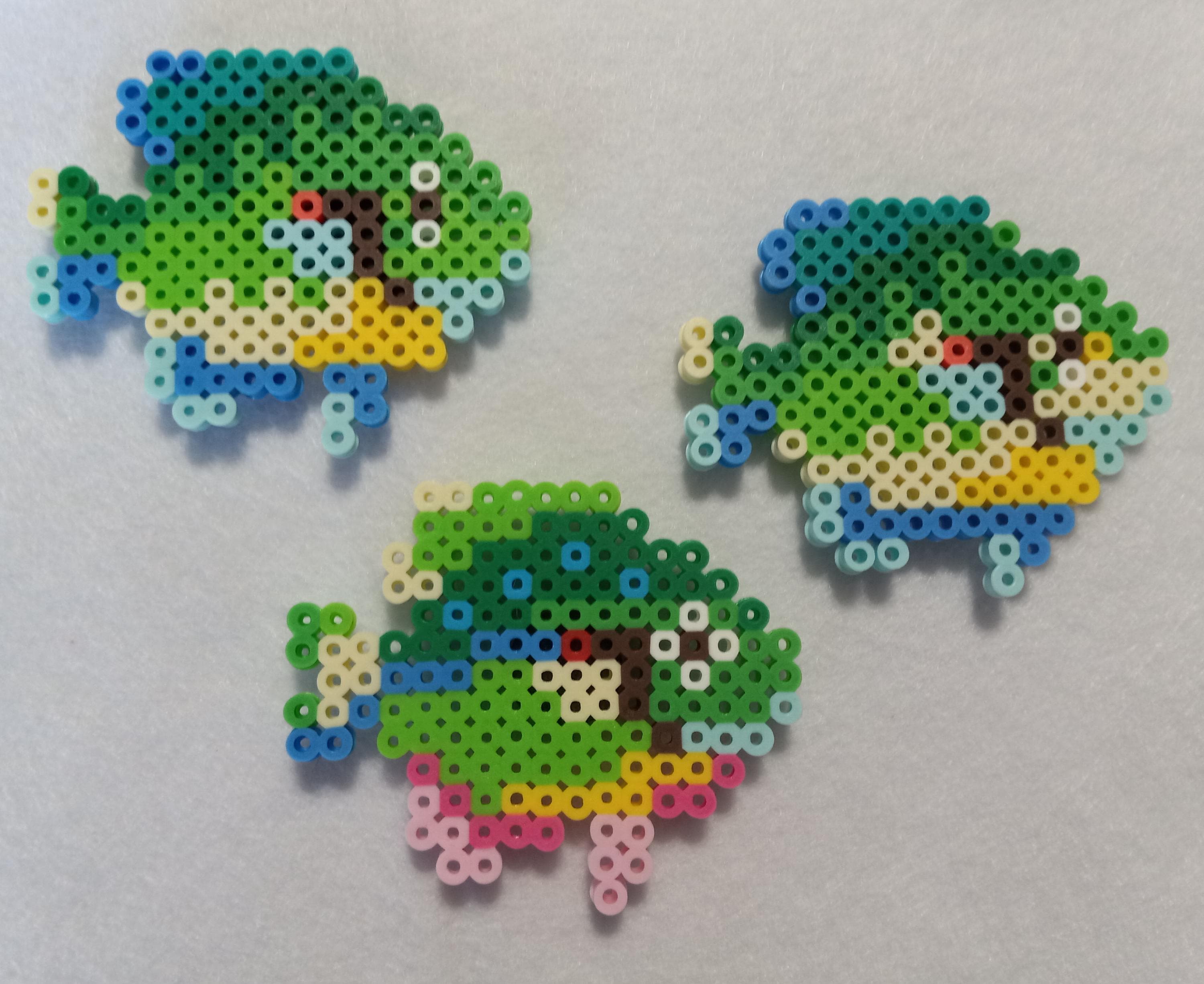 Perler Bead Fish Magnets - Etsy