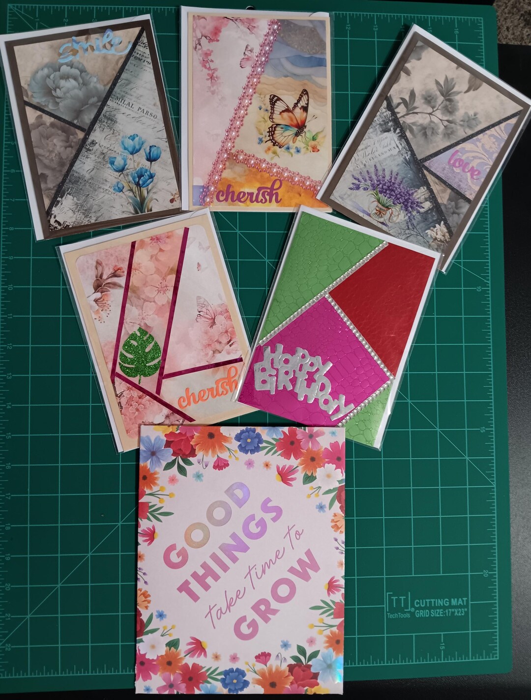 Assorted Handmade Greeting Card Set - Etsy