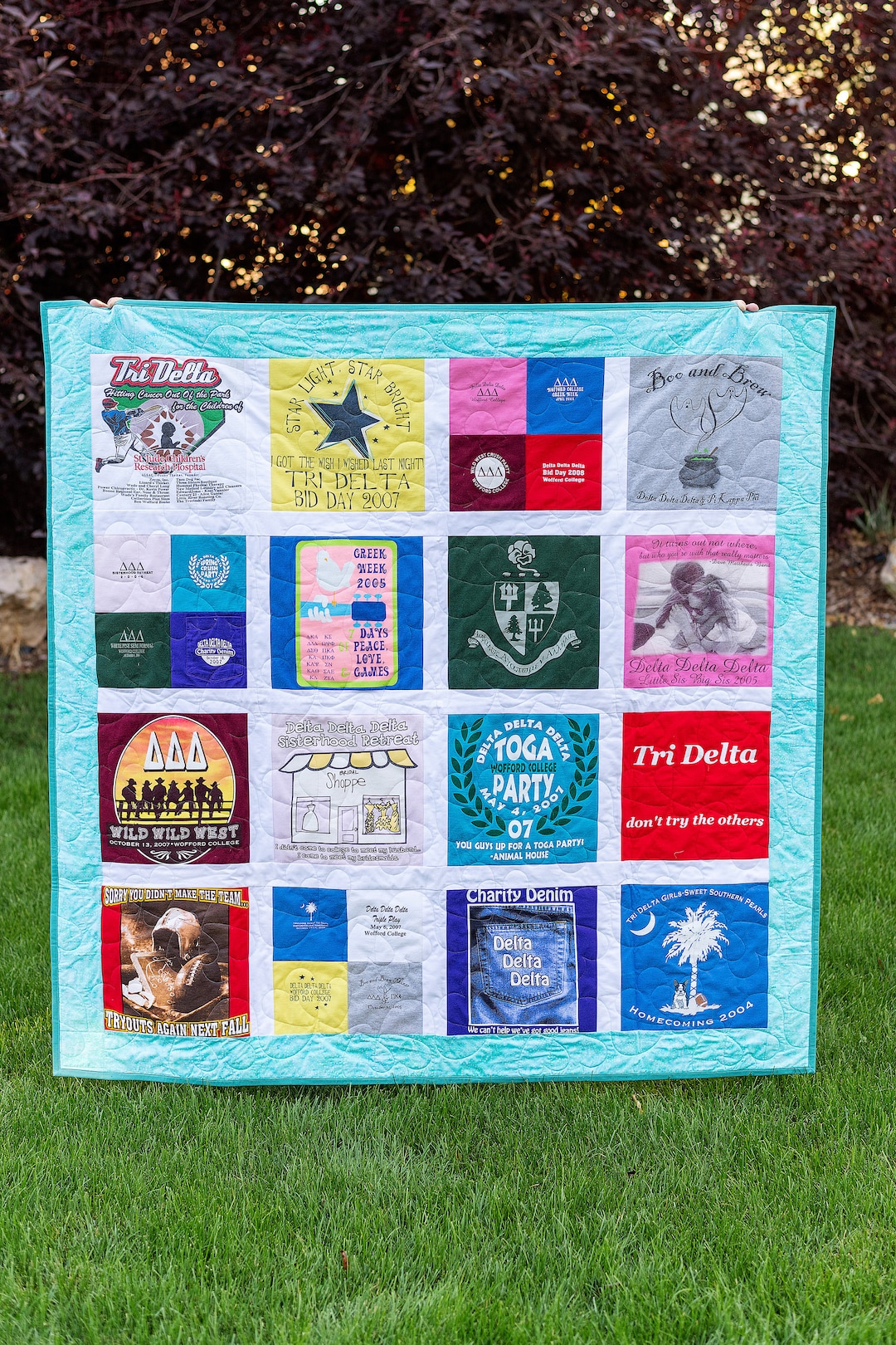 Custom T-shirt Quilt Made From Clothing DEPOSIT ONLY - Etsy
