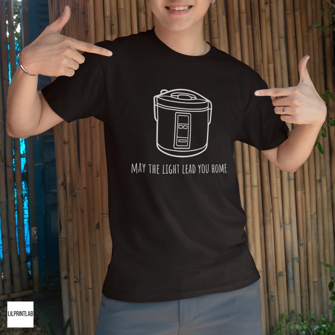 Rice Cooker Light T-shirt: Funny Minimalist Design, Foodie Gift - Etsy