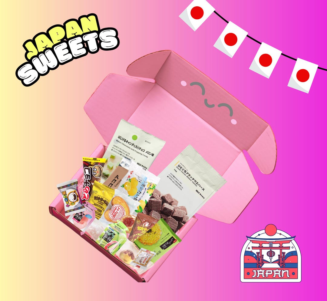 Japan Only Japanese Sweets Snack Box Gift Food Asian Box Dessert Cake ...