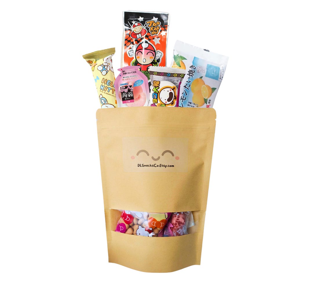 BEST SELLER Mini Curated Asian Snack Pack Sample Size Asian Japanese ...