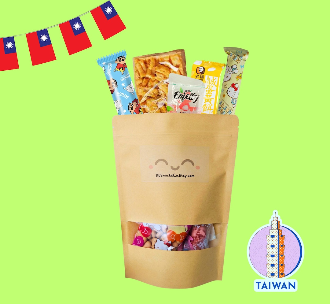 Taiwan Only Mini Small Snack Box Taiwanese Snacks Sample Gift Box ...