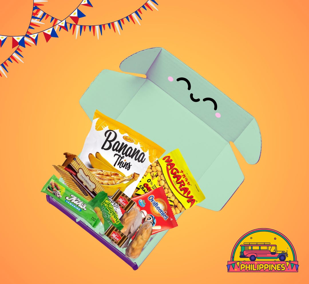 PRE ORDER Philippines Only Snack Box Filipino Gift Box Snacks Curated ...