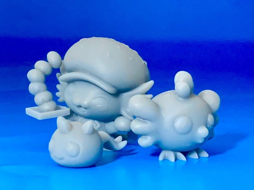 Burgermon Evolution Line Chibi Digimon Figures - Etsy