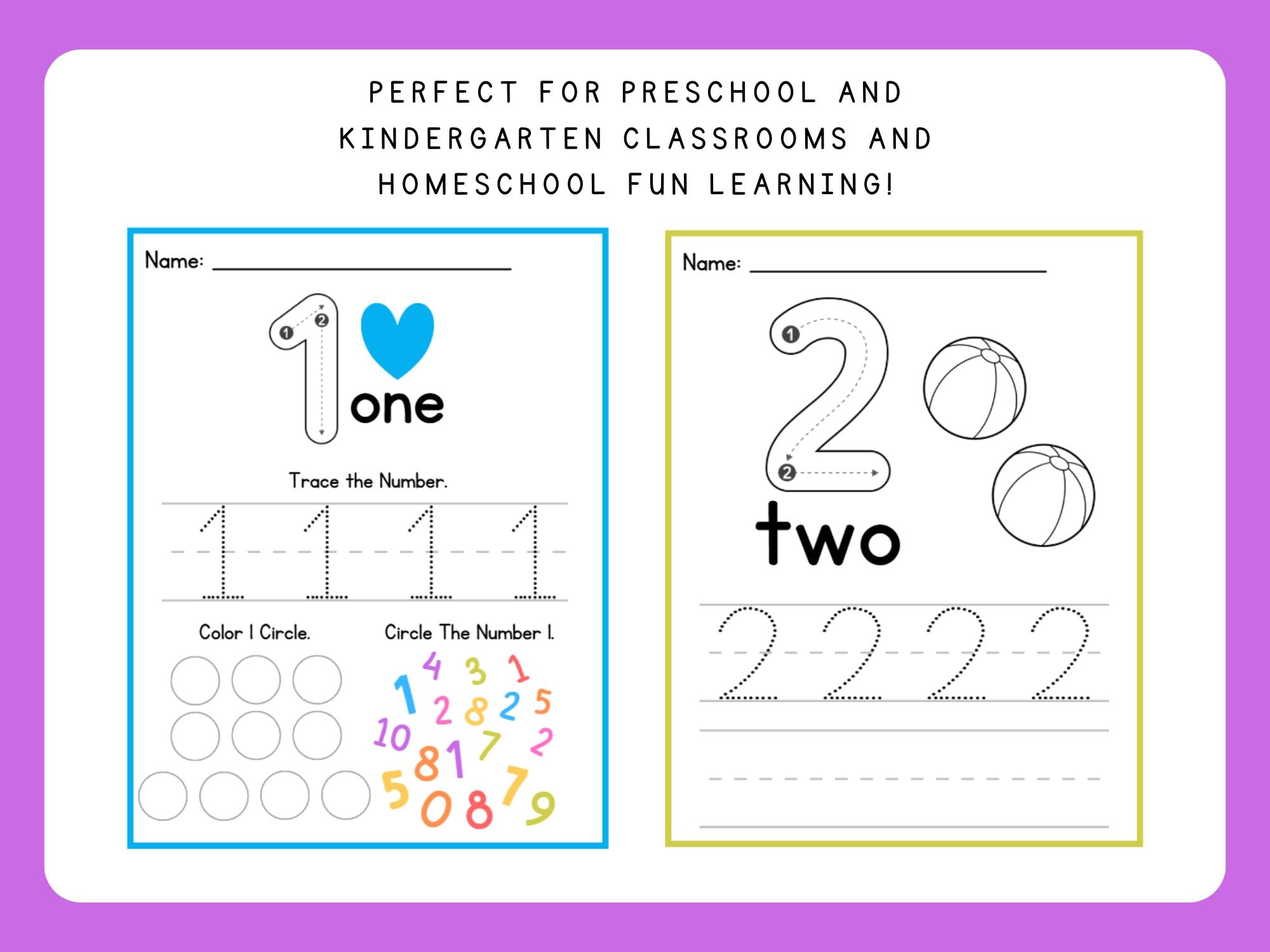 Numbers 1-10 Learning Pack PDF | Preschool & Kindergarten Math ...
