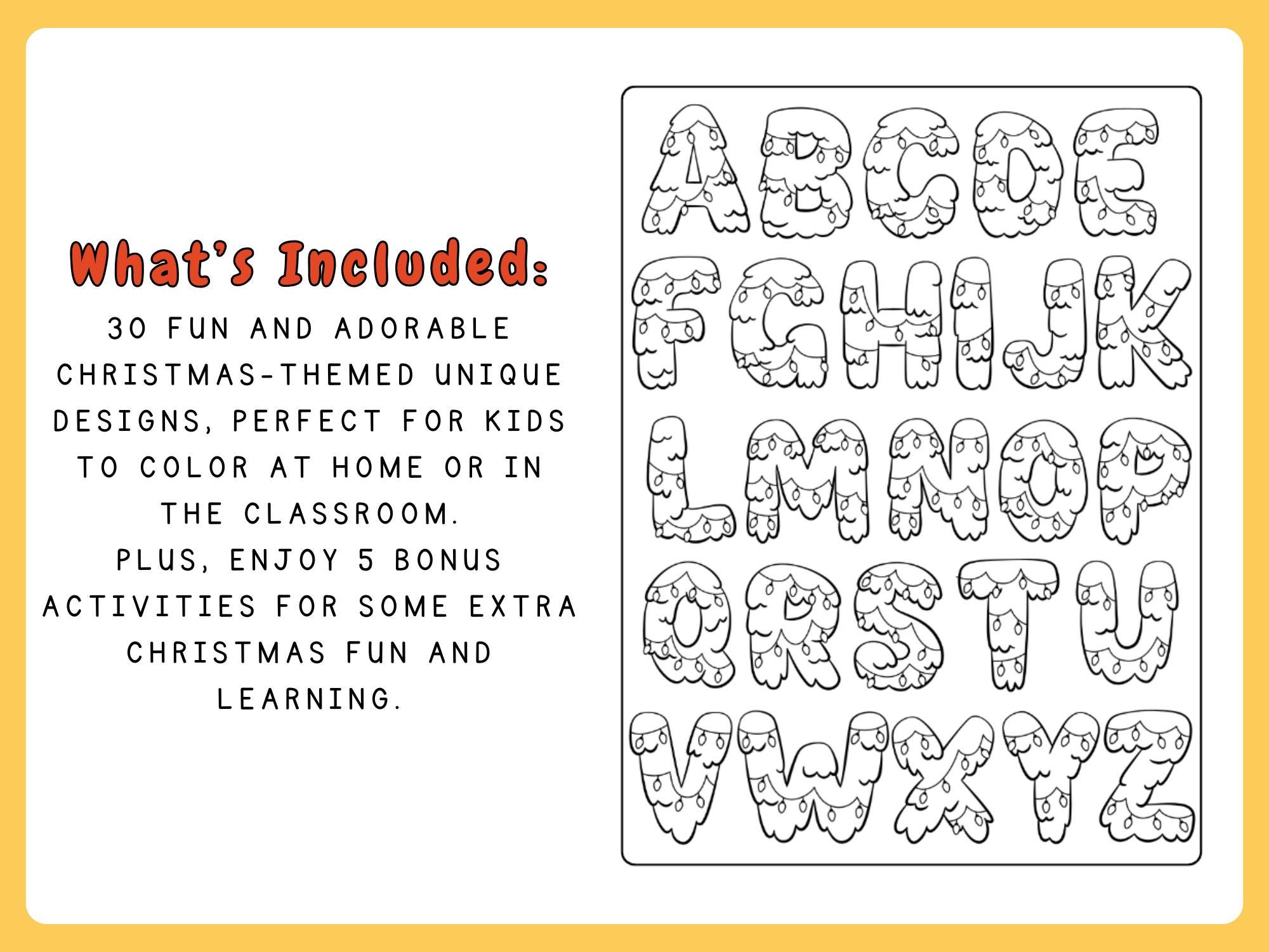 Christmas Doodle Coloring Pages | 20 Holiday Printable Coloring Sheets ...
