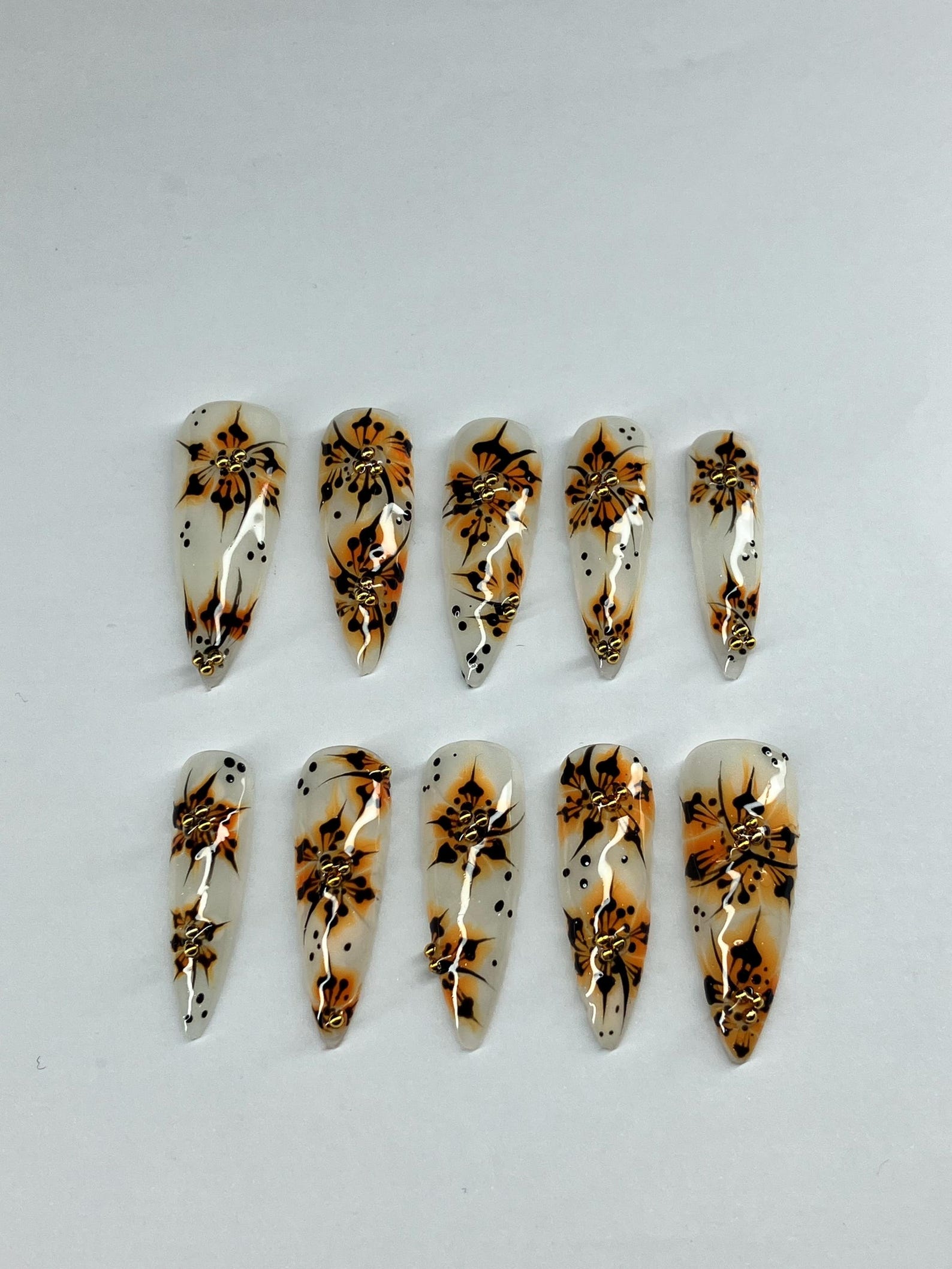 Tiger Lilly Press on Nails With Application Pack - Etsy