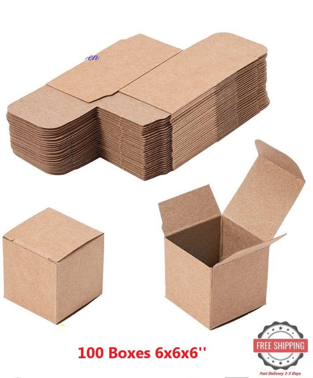 100 6x6x6 Corrugated Shipping Boxes - Etsy