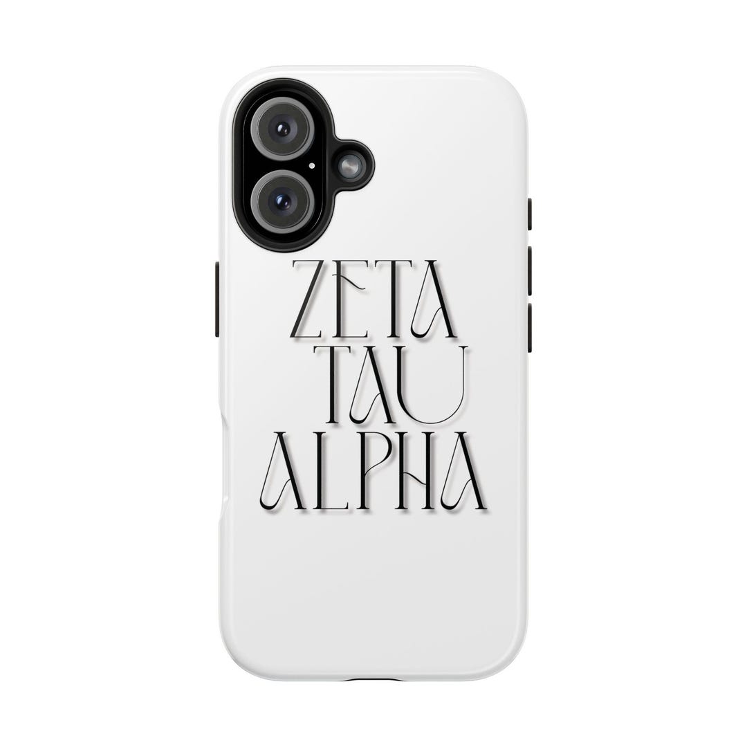 Zeta Tau Alpha Phone Case, iPhone 12 to 16 Available, Tough Phone Case ...