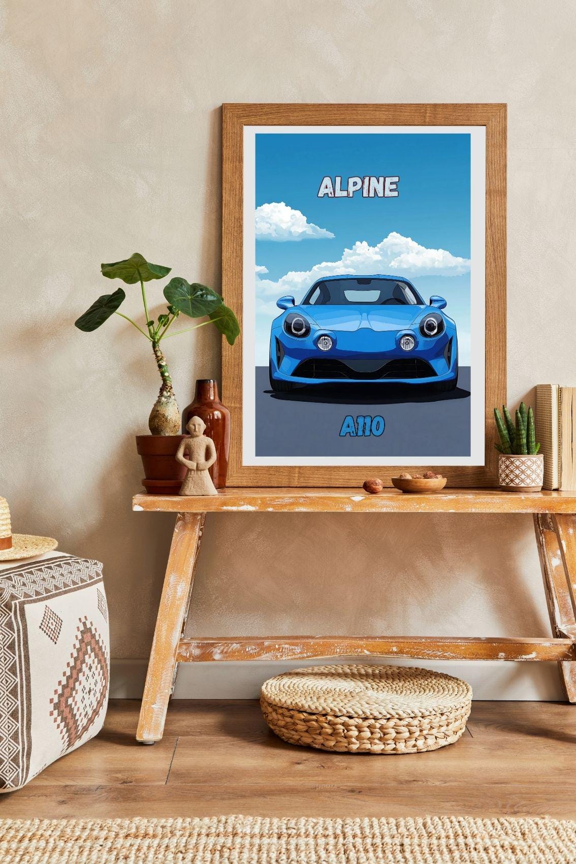 Alpine A110, Original Wall Art Poster Decor, Digital Car Poster - Etsy