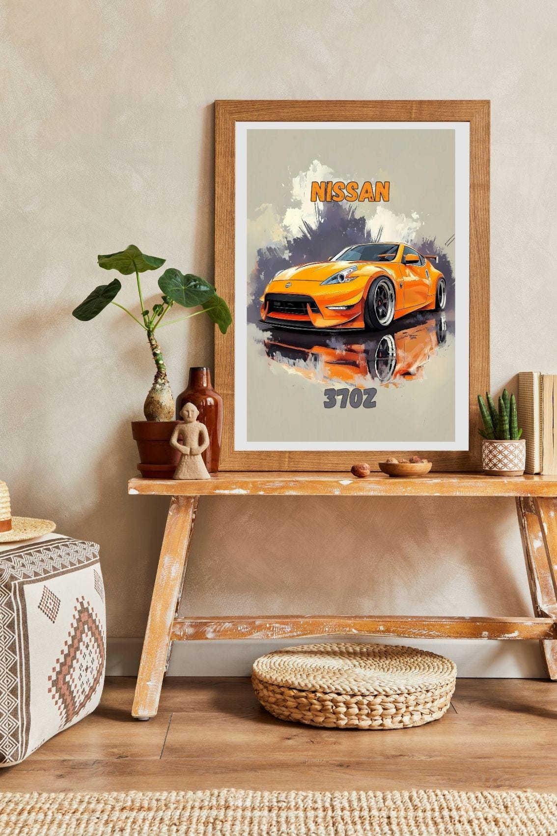 Nissan 370Z, Original Wall Art Poster Decor, Digital Car Poster - Etsy