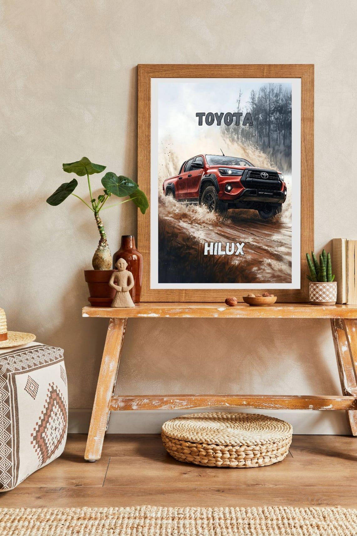 Toyota Hilux, Original Wall Art Poster Decor, Digital Car Poster - Etsy