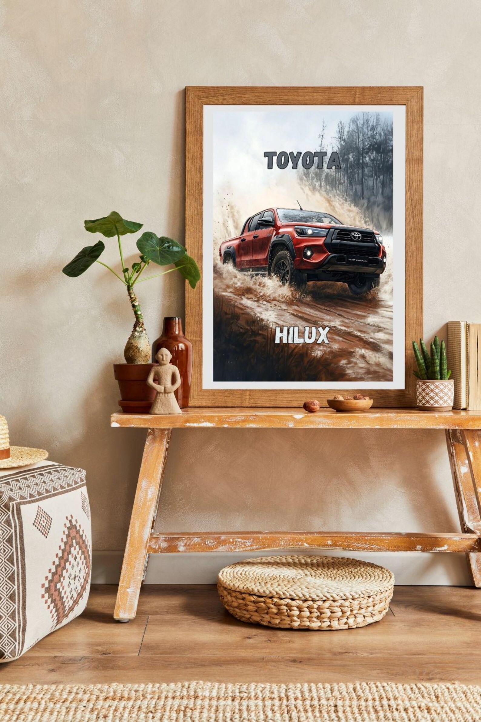 Toyota Hilux, Original Wall Art Poster Decor, Digital Car Poster - Etsy