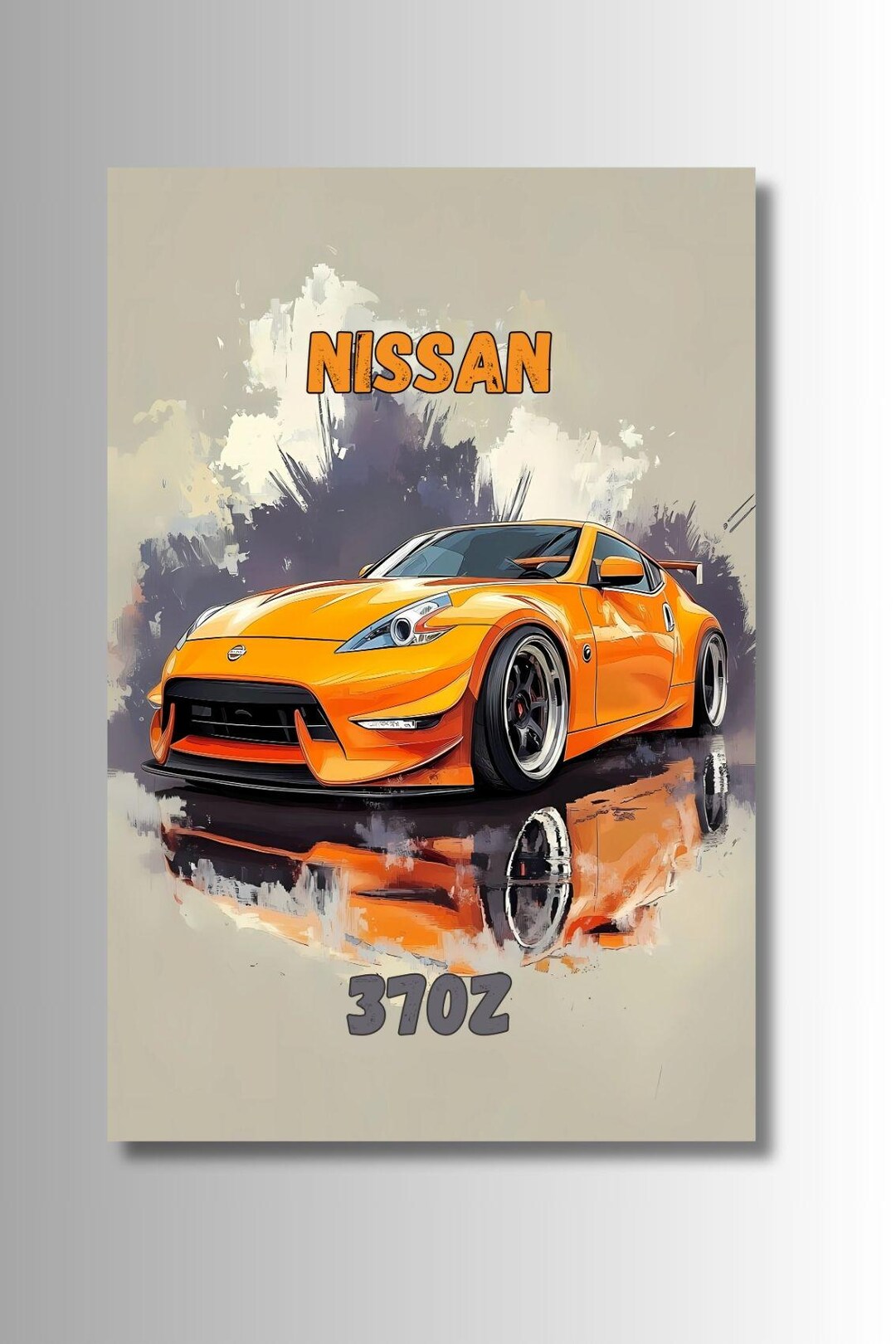 Nissan 370Z, Original Wall Art Poster Decor, Digital Car Poster - Etsy